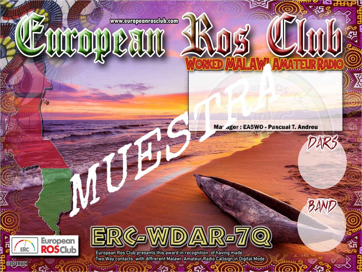 Diploma ERC-WDAR-7Q – ERC