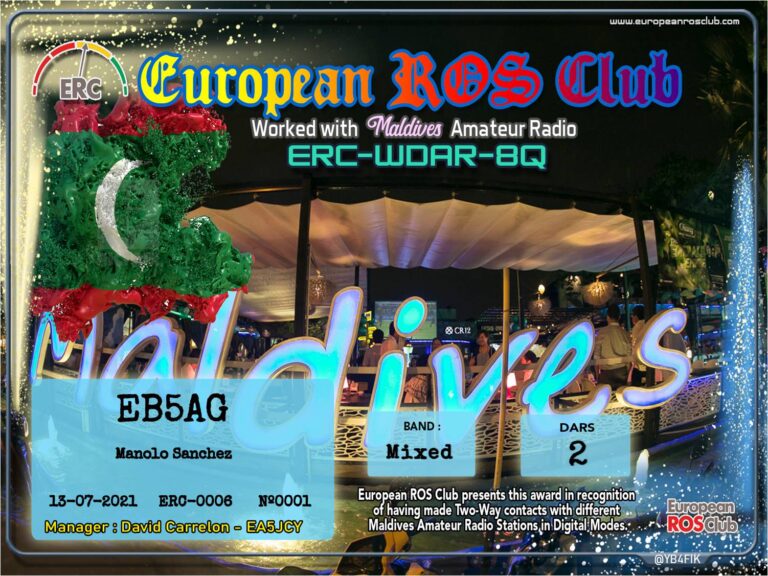 Diploma ERC-WDAR-8Q – ERC