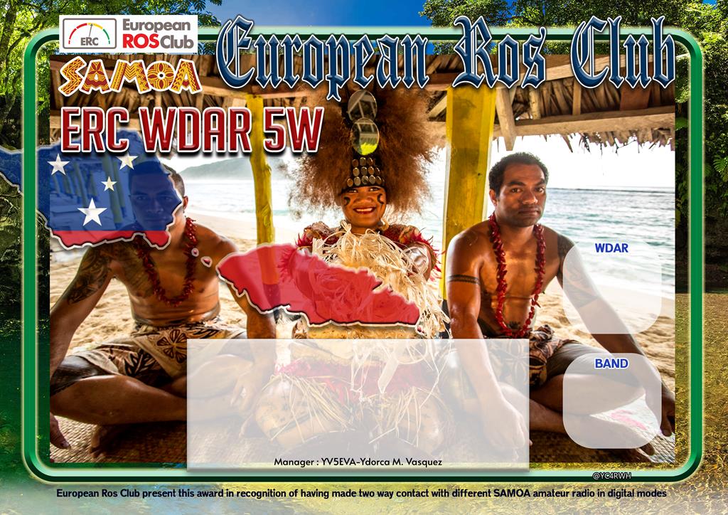 Diploma ERC-WDAR-5W – ERC